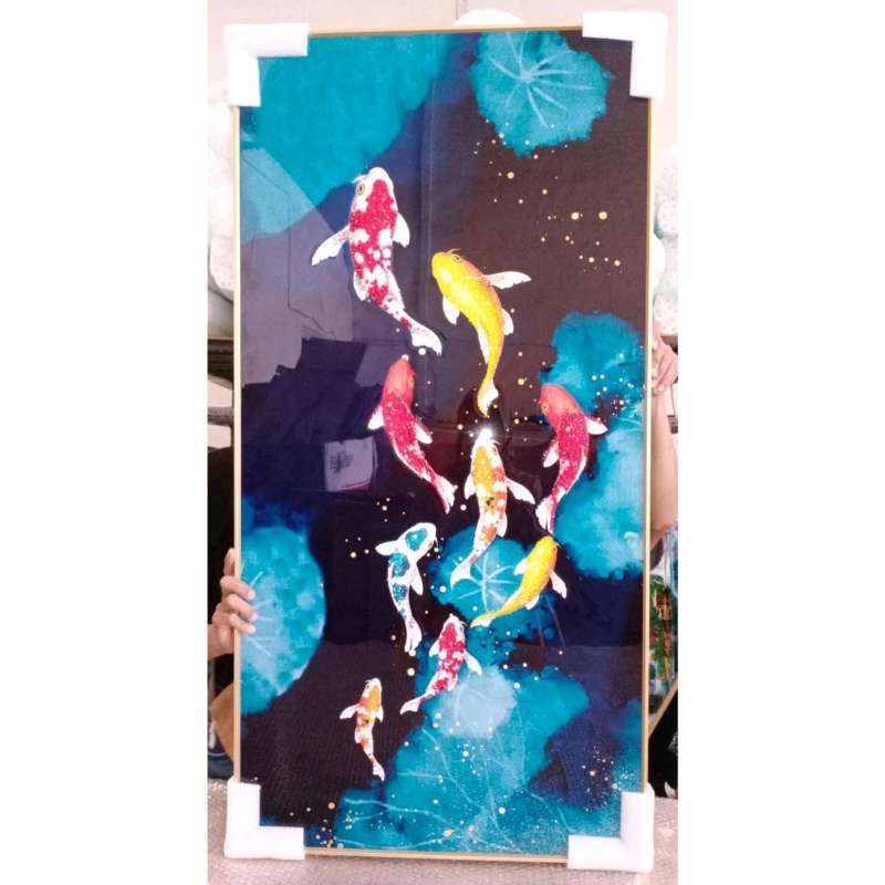 Jual Lukisan Porcelain Diamond 5d Gambar Ikan Bisa Custom Di Seller ...