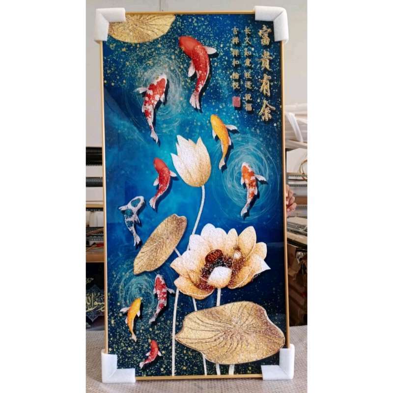 Jual Lukisan Porcelain Diamond 5d Gambar Ikan Bisa Custom Di Seller ...