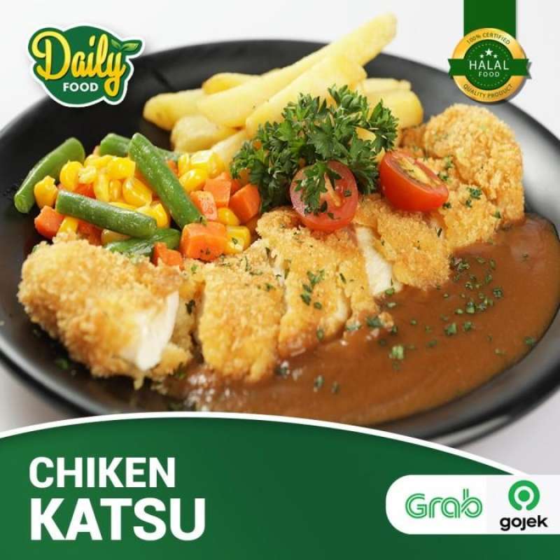 Jual CHICKEN KATSU FROZEN DAILY FOOD EXTRA KENTANG DAN SAUS BBQ di ...