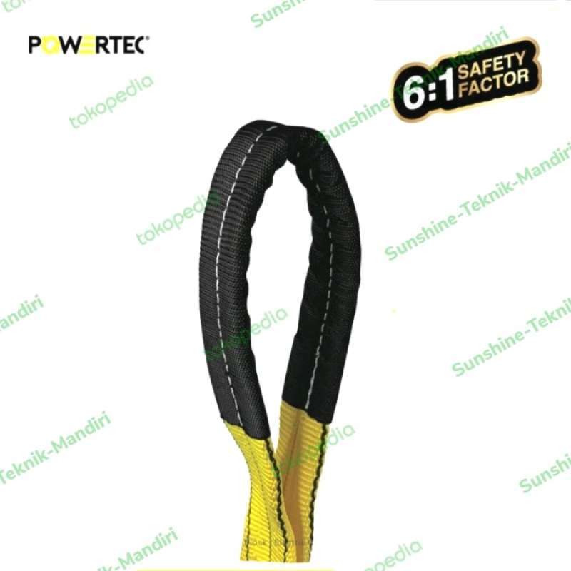 Promo Powertech Webbing Sling Cap. 3 Ton X 5 Meter Berkualitas Diskon 2 ...
