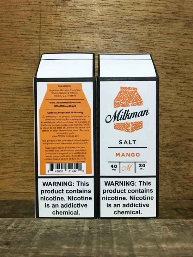 Jual The Milkman Salt Mango 30ml 40mg USA liquid vape pita cukai nic ...