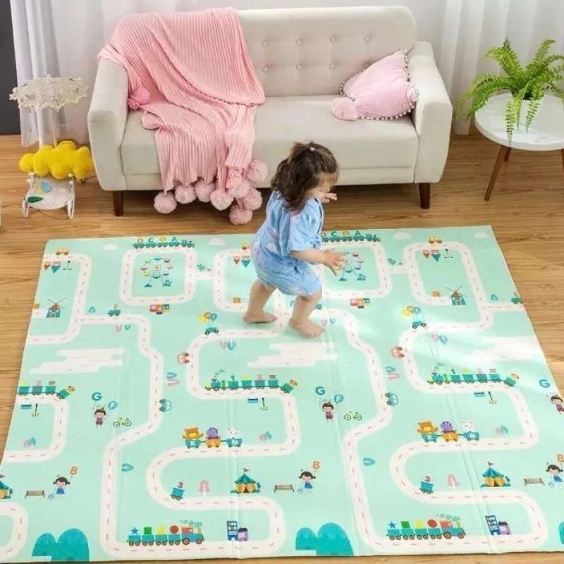 Promo tikar bermain anak playground at home safety play mat playmat ...