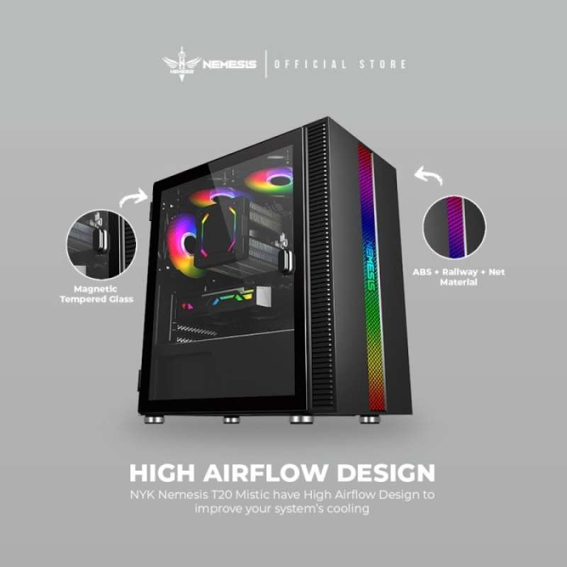 Jual Nyk Nemesis Casing Gaming T20 Mistic Di Seller Multi Komputer ...