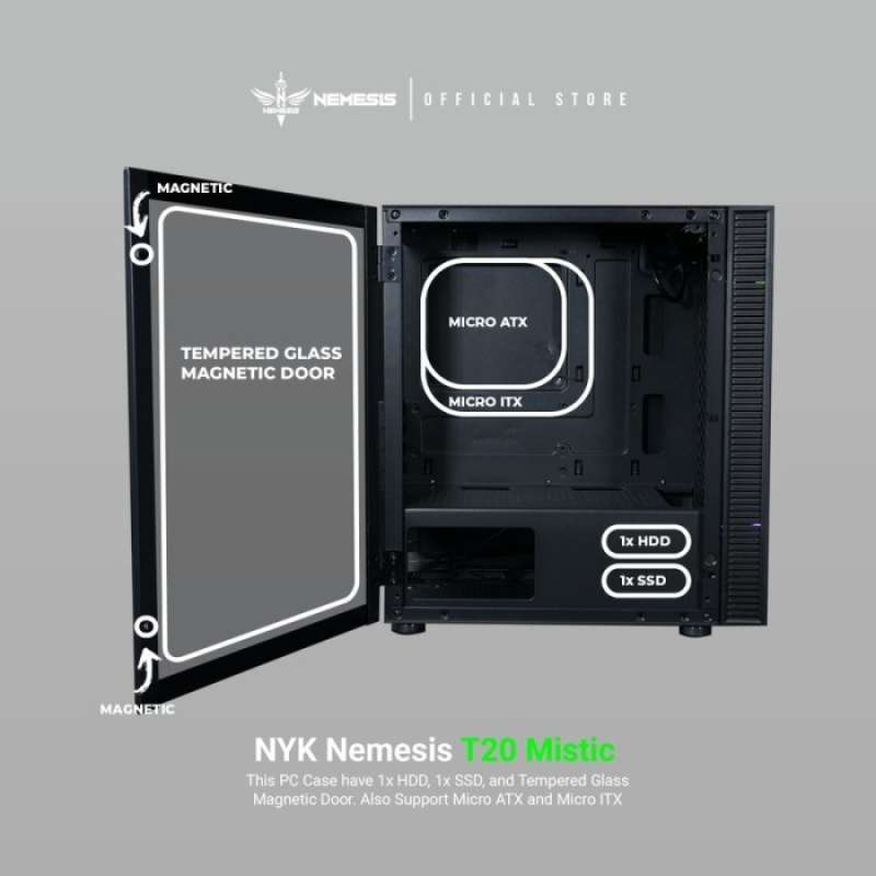 Jual Nyk Nemesis Casing Gaming T20 Mistic Di Seller Multi Komputer ...