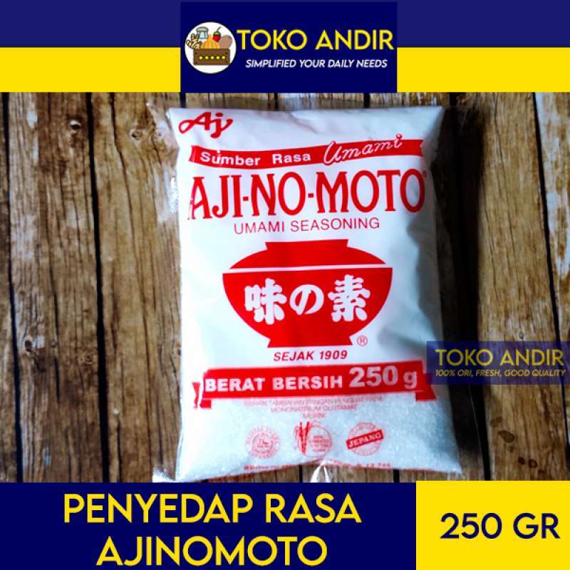 Jual Ajinomoto Penyedap Rasa MSG Monosodium Glutamat 250gr di Seller ...