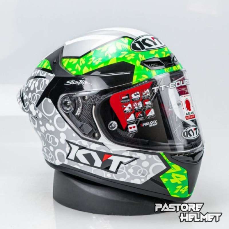 Jual Helm Kyt Tt Course Arbolino / Ttc Arbolino / Kyt Full Face ...