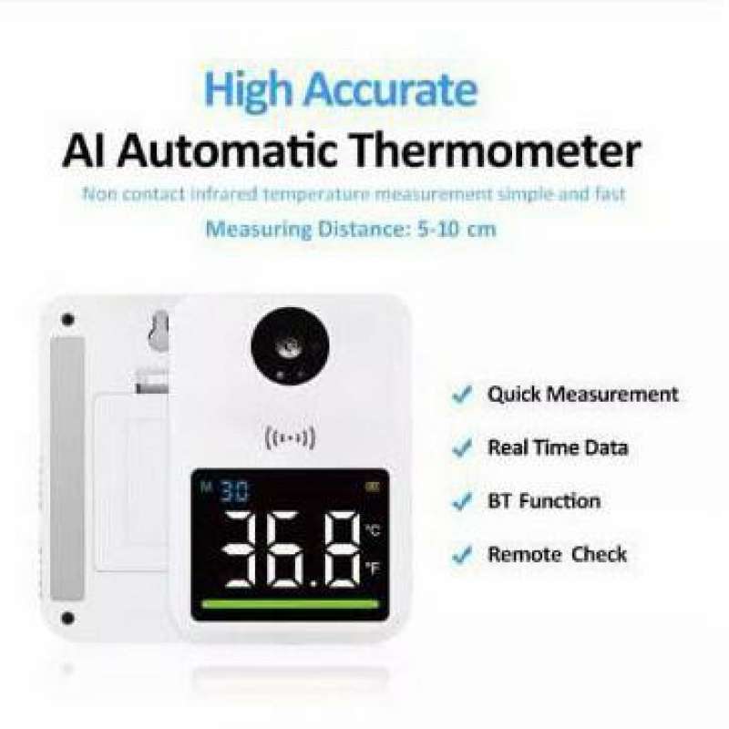 Promo infrared termometer wall dinding non contact..alat pengukur suhu ...
