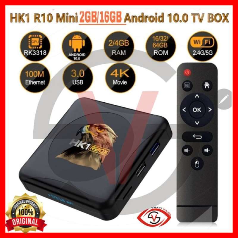 Jual Hk1 R1 Rbox Mini Android Tv Box 2gb/16gb 5g Wifi Bluetooth 4.0 Usb ...