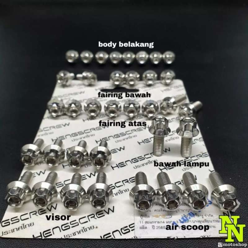 Promo Probolt Stainless Full Baut Body Ninja Rr Old Zx 150 Original Thailand Diskon 23% Di ...