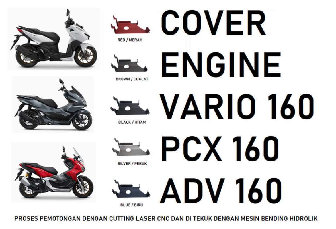 Promo COVER ENGINE PCX 160 DAN VARIO 160 Diskon 23% di Seller Rakki ...