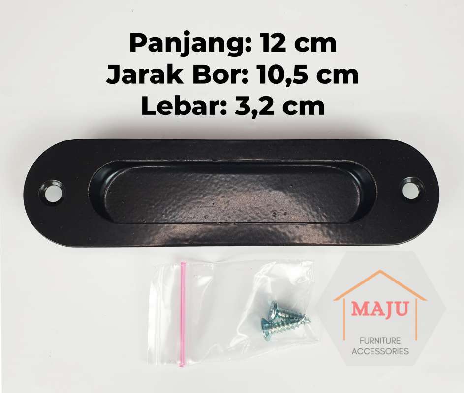 Jual Handle Tanam Sliding 96 Oval Minimalis Kom Putih Hitam Cokelat ...