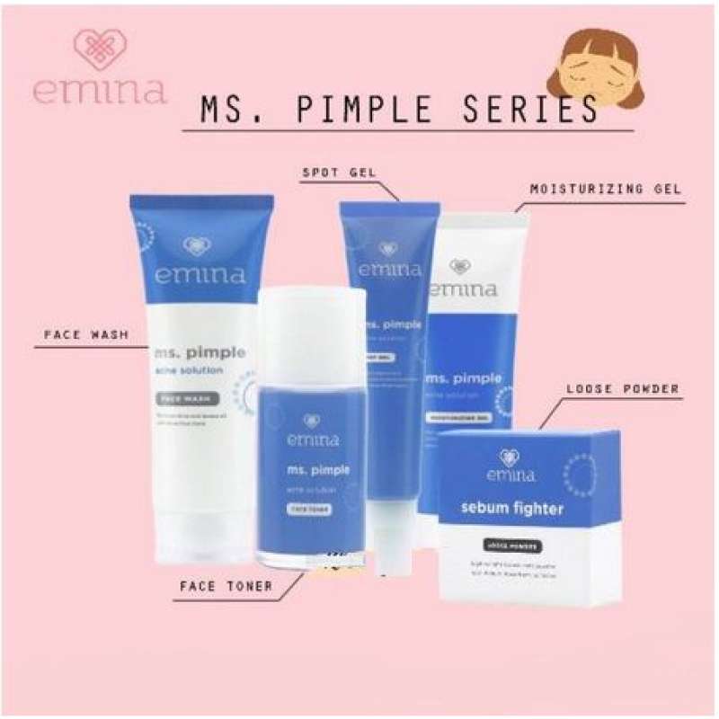 Jual Emina Ms. Pimple Acne Solution Series Di Seller Alap Store ...