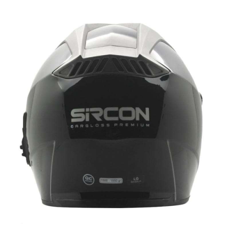 Promo Helm Cargloss Sircon Supermoto Deep Black - Seaesaw Diskon 50% Di ...