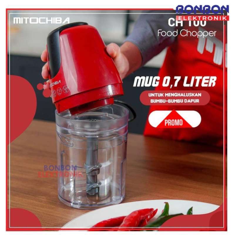 Promo Mitochiba Food Chopper Ch 100 Multifungsi Blender Processor Mito ...