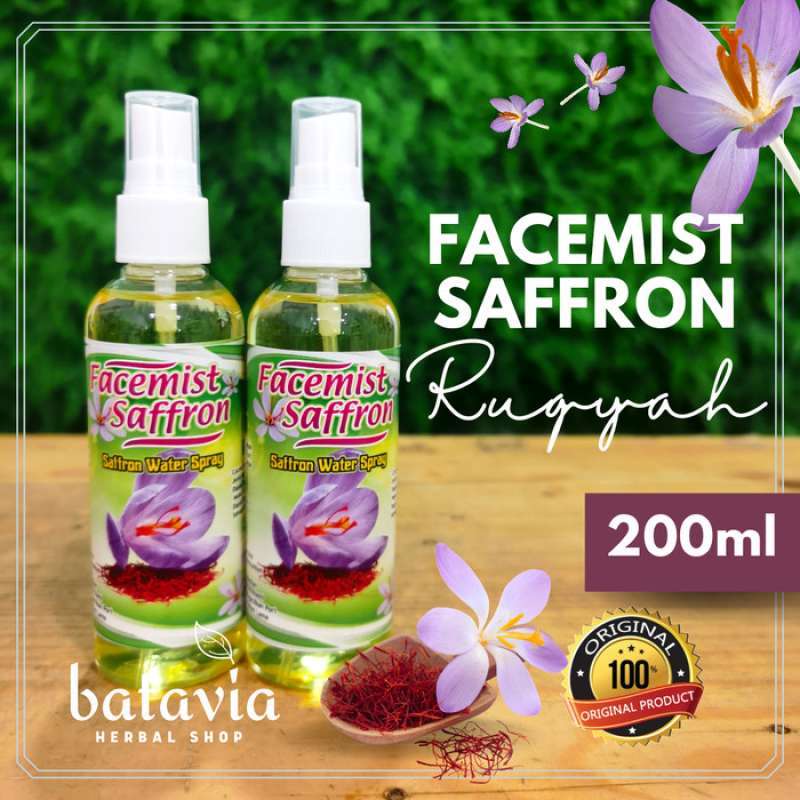 Jual Facemist Saffron Ruqyah Saffron Rose Water Spray Air Mawar 100ml ...