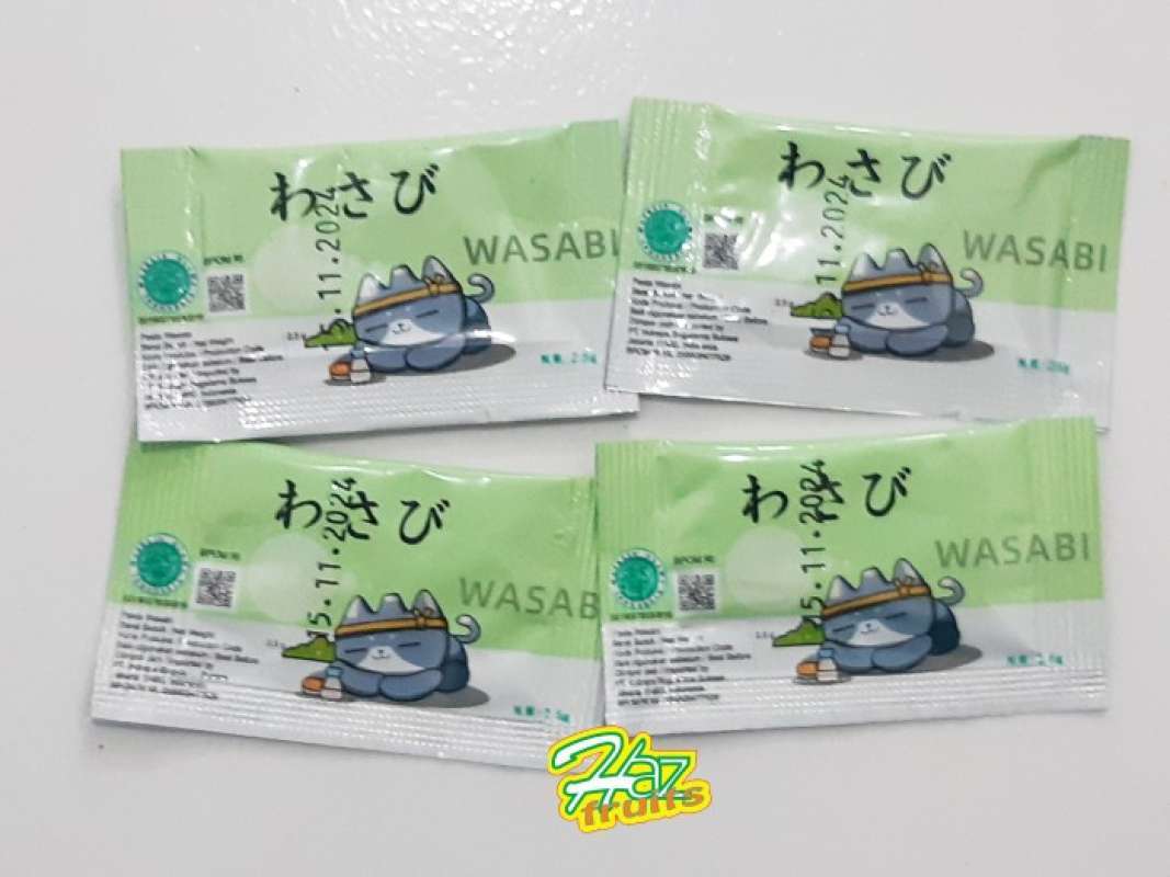 Jual Wasabi Sachet 2,5 gram Halal di Seller Haz Fruits - Karangayu ...