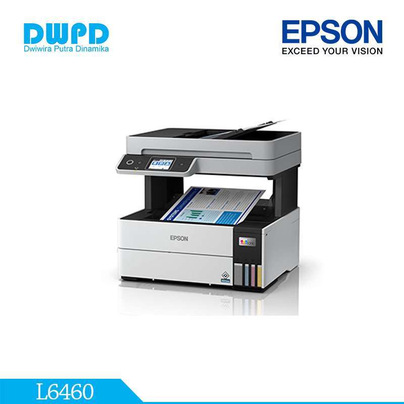 Jual Epson Printer L6460 L-6460 Print Scan Copy Adf & Duplex Up To F4 ...