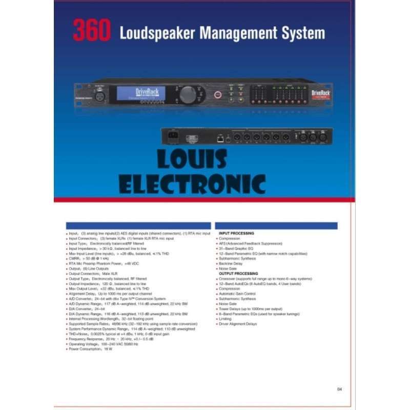 Jual Management Dbx Driverack Venu360 Venu 360 Speaker Management Grade ...