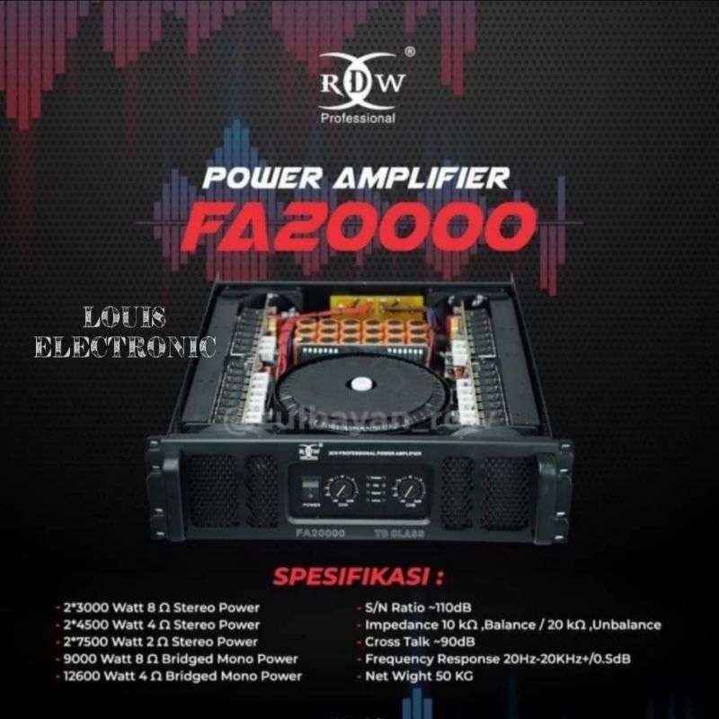 Power Ampli Rdw Garansi Resmi Indonesia 🏷️ Harga Murah Desember 2025