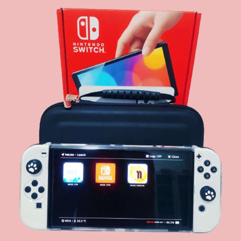 Jual NINTENDO SWITCH OLED CFW TRIPLE OS, BISA WINDOWS, SREAM OS, PS4/PS5 REMOTE PLAY - 400 GB di ...