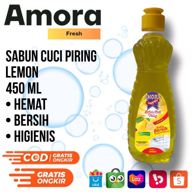 Jual Sabun Cuci Piring Lemon 450ml By Amora Fresh Di Seller Oemah Sehat Tng - Poris Gaga, Kota ...
