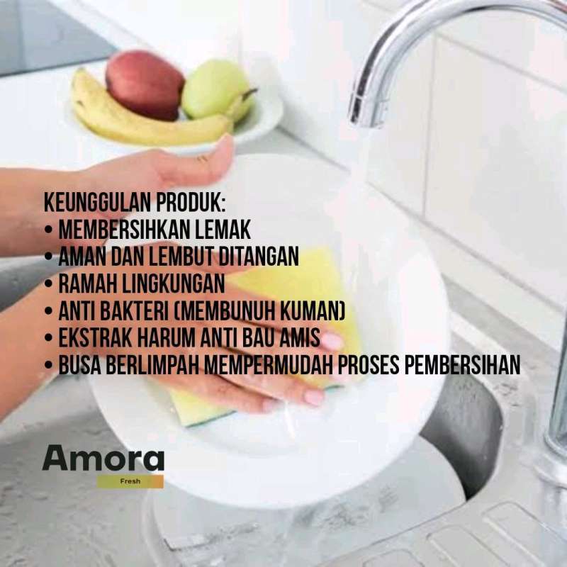Jual Sabun Cuci Piring Lemon 450ml By Amora Fresh Di Seller Oemah Sehat Tng - Poris Gaga, Kota ...