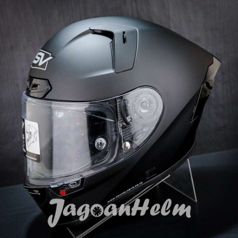 Promo RSV HELM FFS21 SOLID | BLACK MATT | SINGLE VISOR - STANDAR Diskon ...