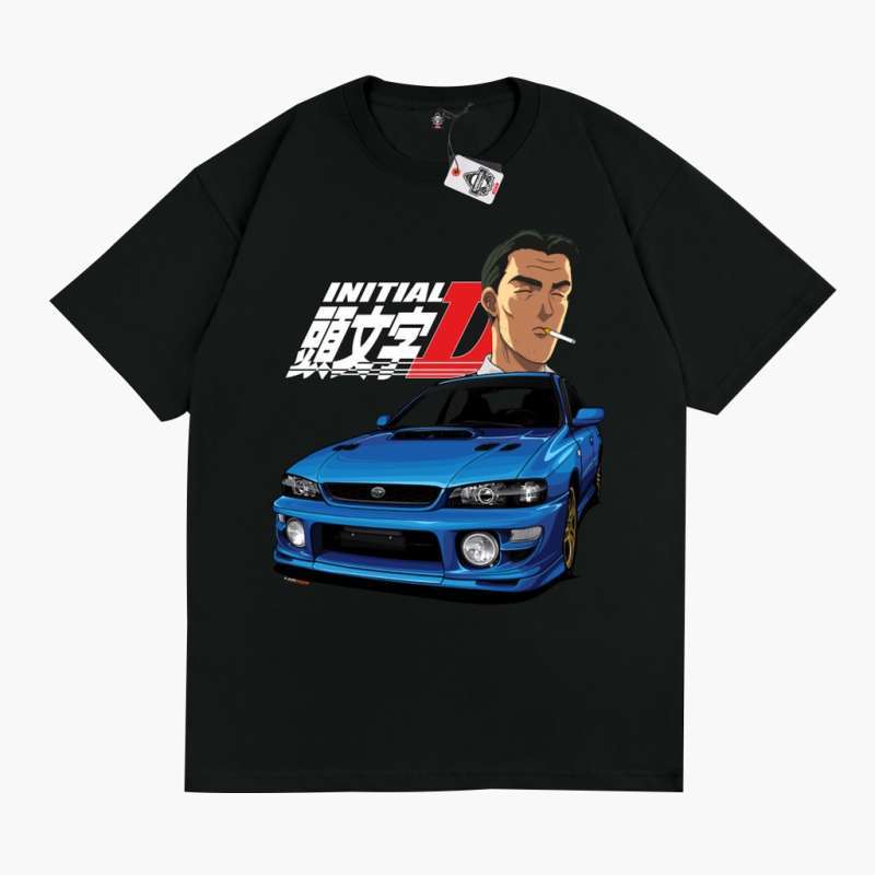 Promo Krmk Kaost Shirt Anime Initial D Subaru Impreza Wrx Sti Type R ...
