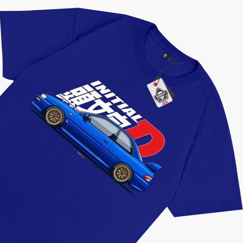 Promo Krmk Kaost Shirt Anime Initial D Subaru Impreza Wrx Sti Type R ...