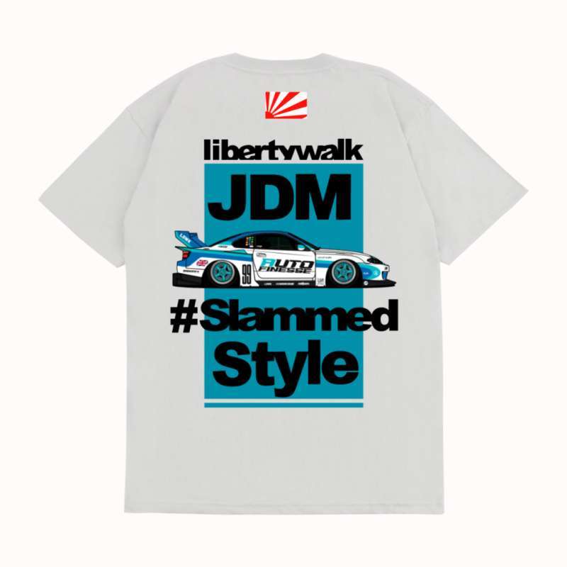 Promo KRMK Kaos T Shirt JDM LIBERTY WALK SLAMMED NISSAN SILVIA S15 AUTO ...