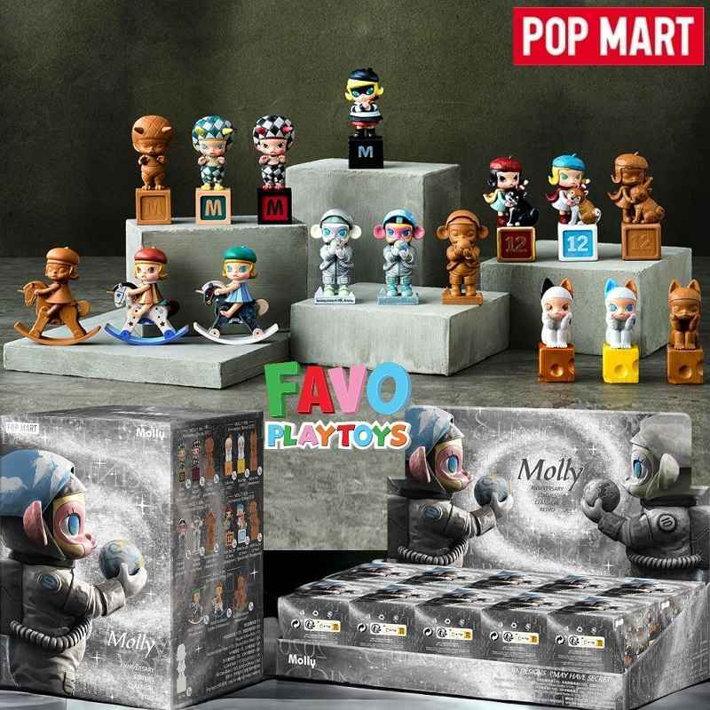 Promo POP MART Molly Anniversary Statues Classical Retro Series Blind ...