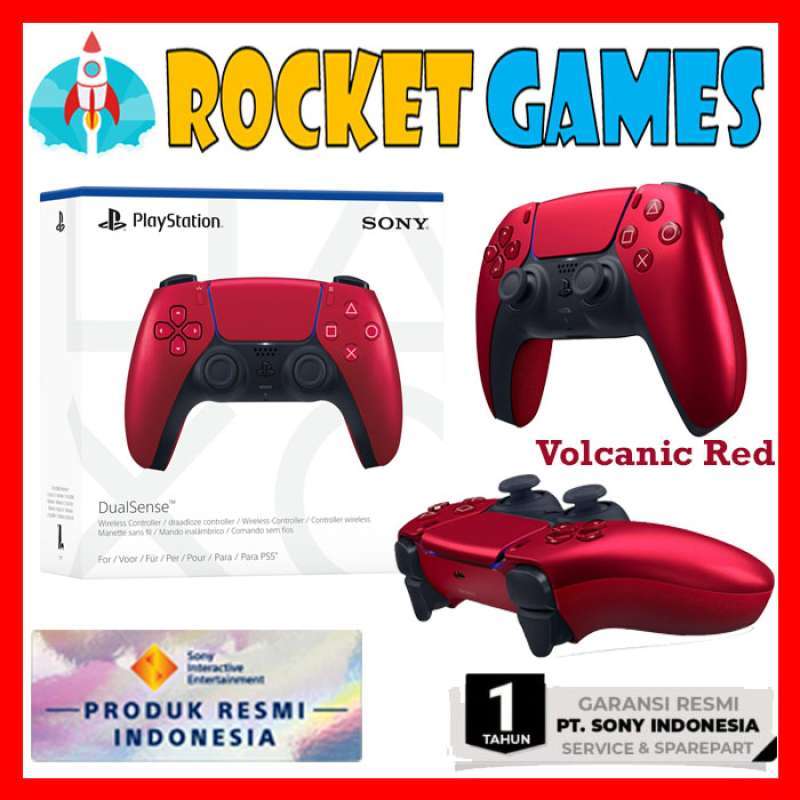 Jual SONY PS5 DualSense Controller / Dual Sense / Stik PS5 Volcanic Red ...