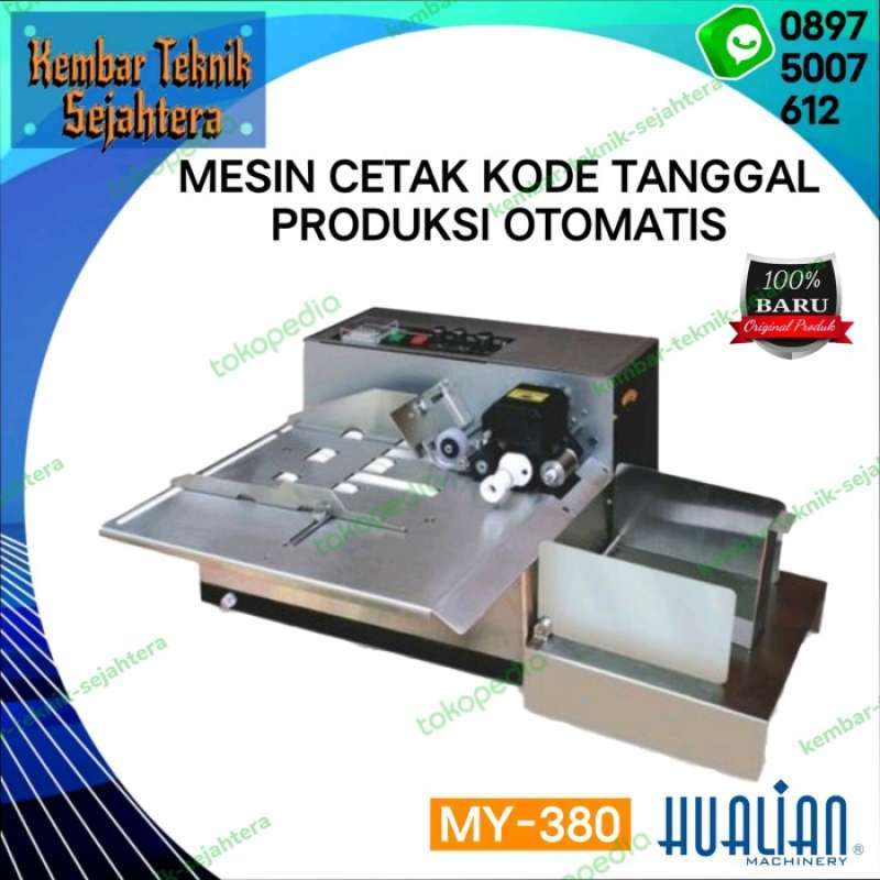 Jual Mesin Cetak Huruf Dan Angka Tanggal Produksi Otomatis/My-380 ...
