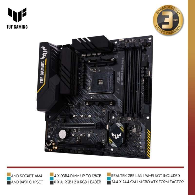 Jual Diskon Asus Tuf Gaming B450m-pro Ii Motherboard Amd B450 Am4 Micro Atx Promo Di Seller ...