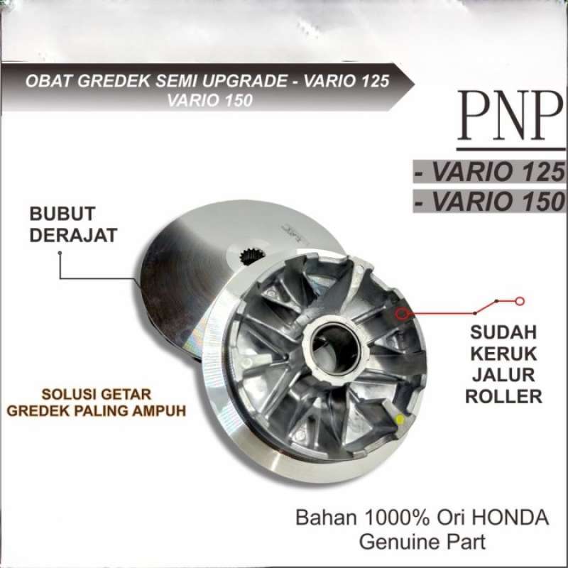 Jual Paket Puley Custom Vario 125 150 Pcx 160 Adv Pulley Bubut Pully ...