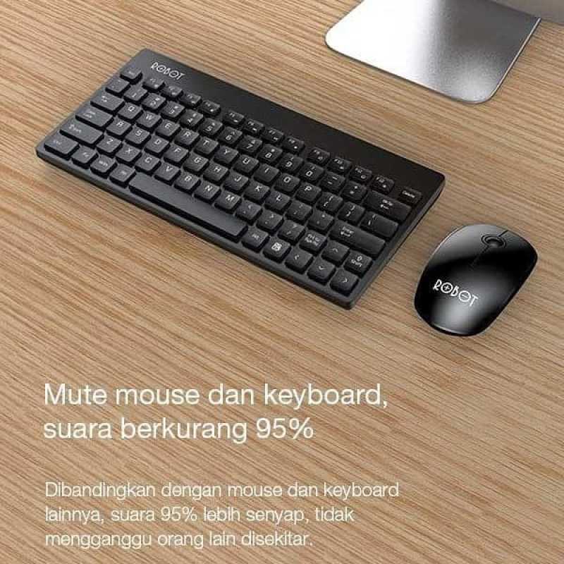 Jual Keyboard Wireless Gaming + Mouse Km300 Combo Robot Di Seller Rd ...