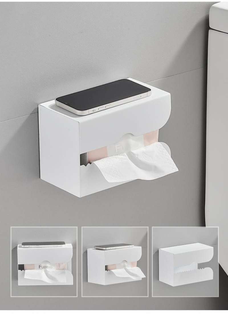 Jual Kotak Tisu Dinding Tempat Tissue Dapur Toilet Multifungsi Box Mini ...