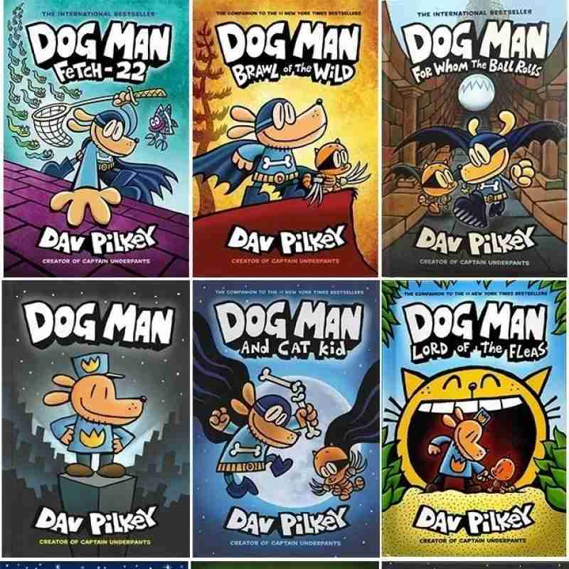 Promo dav pilkey dog man and cat kid/buku cerita anak bahasa inggris ...
