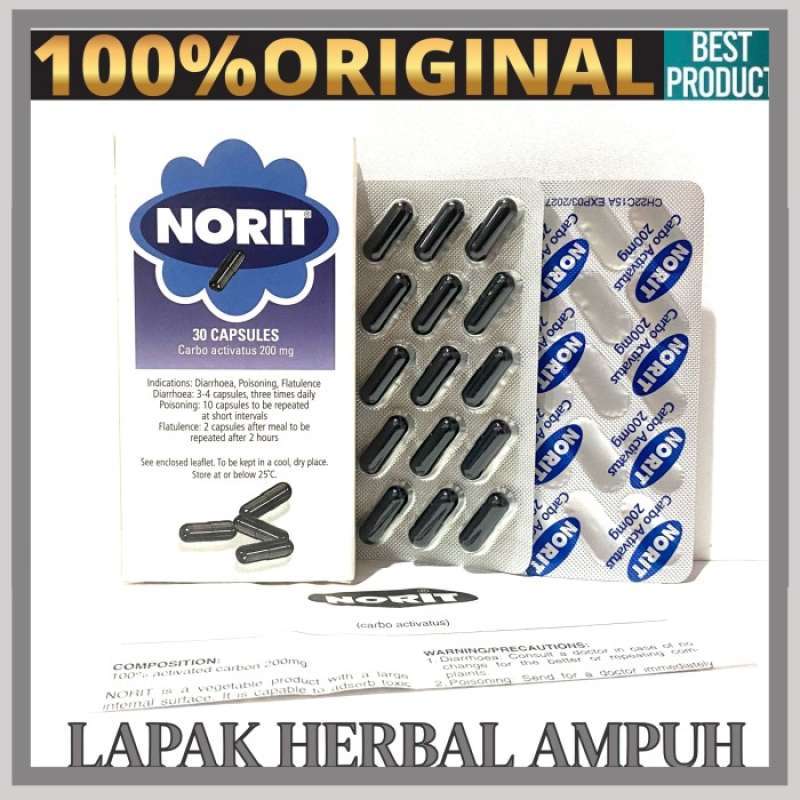 Promo Norit Carbo 30 Capsule ( Singapore ) Diskon 33% Di Seller Danmart ...