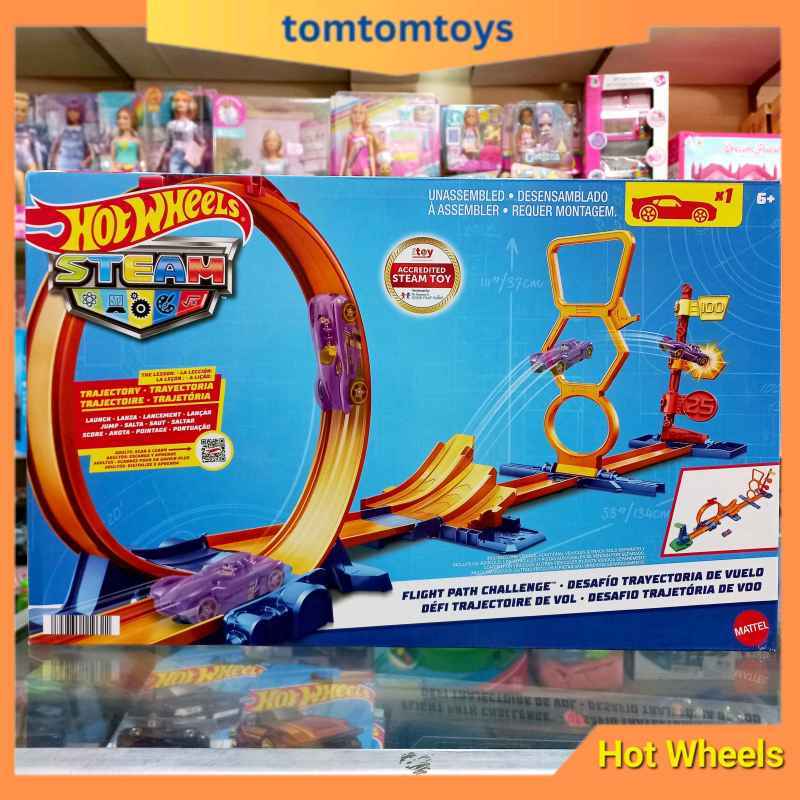 Jual Hot Wheels Flight Path Challenge Track Diecast Hotwheels Loop Jump ...