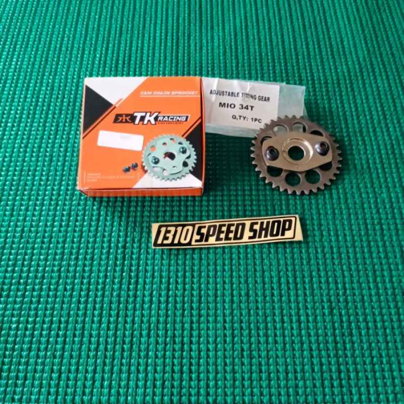 Promo GIGI SENTRIK TK RACING/GIGI TIMING ADJUSTABLE MATIC YAMAHA MIO ...