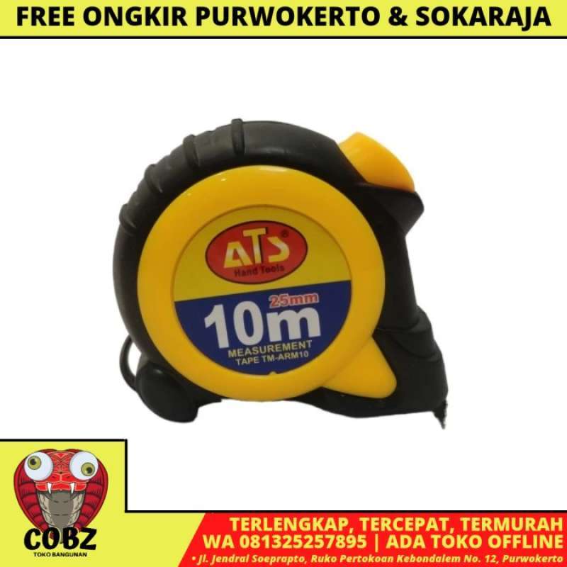 Jual 10 M / ATS Meteran Alat Ukur Tukang Bangunan Measuring Tape di ...