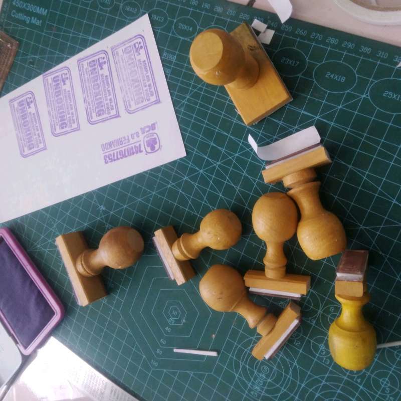 Promo stempel, stempel kayu stempel runaflek Diskon 5% di Seller Bl ...