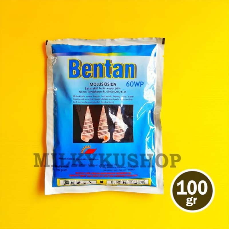 Promo BENTAN 60 WP 100 GRAM KEMASAN PABRIK MOLUSKISIDA RACUN KEONG ...
