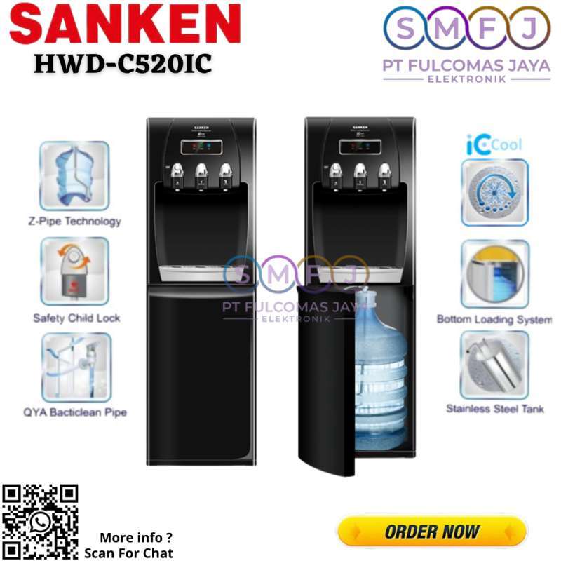Promo Sanken Dispenser Galon Bawah Hwd-c520ic / Hwdc520ic / Hwd-c520-ic ...