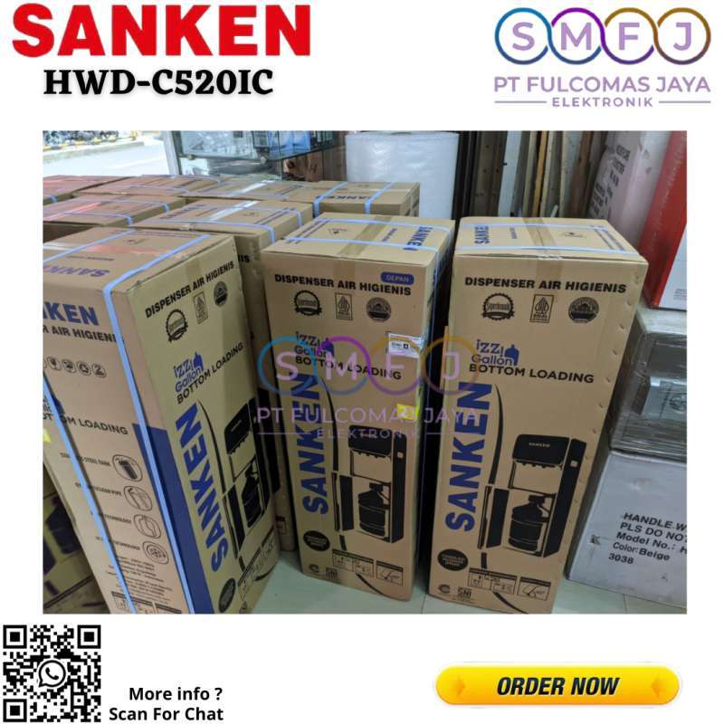 Promo Sanken Dispenser Galon Bawah Hwd-c520ic / Hwdc520ic / Hwd-c520-ic ...