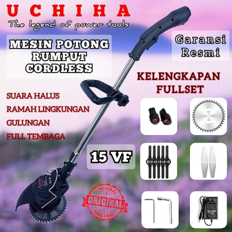 Promo Mesin Potong Rumput Padi Uchiha Uciha Brush Cutter Cordless Import Diskon 33% Di Seller ...