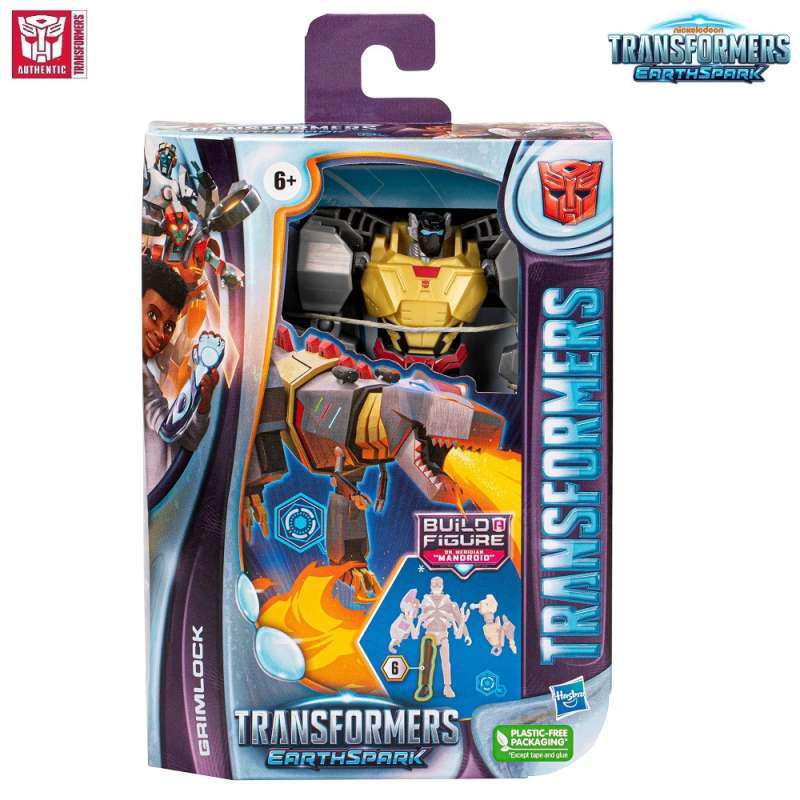 Promo Transformers Earthspark Deluxe Grimlock Figure Baf Mandroid ...