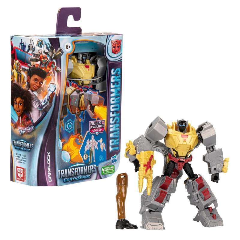 Promo Transformers Earthspark Deluxe Grimlock Figure Baf Mandroid ...