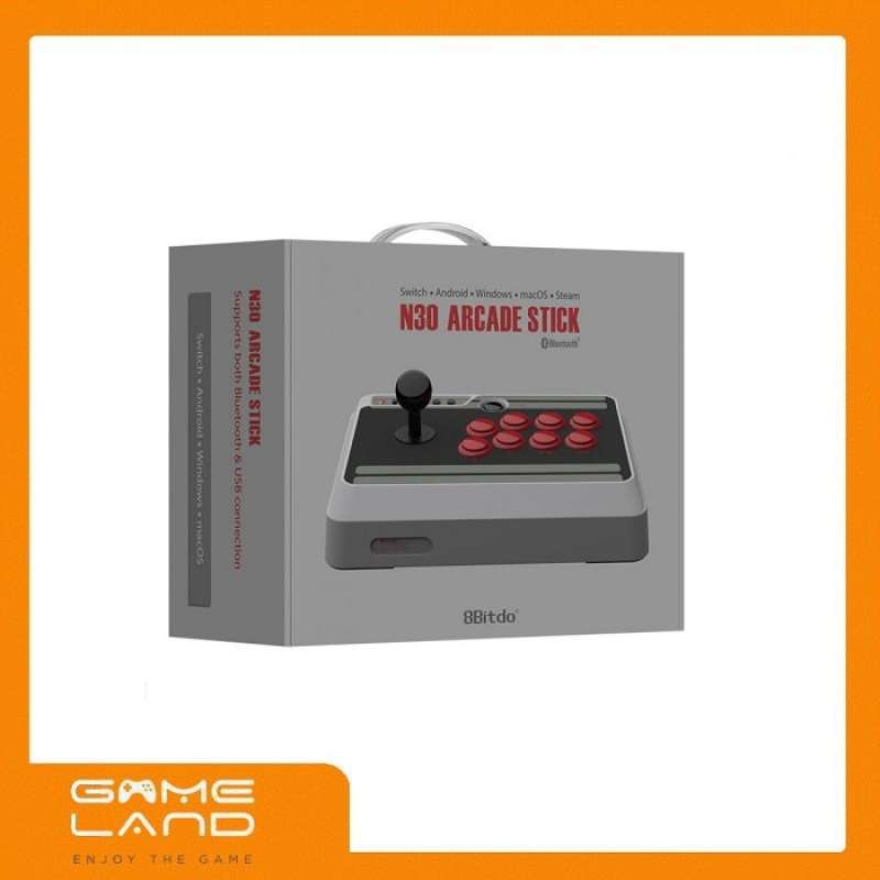 Promo 8bitdo N30 Arcade Stick For Nintendo Switch, Pc, Mac & Android ...